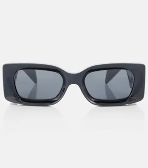 Versace Rectangular Sunglasses - Black