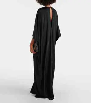 TOM FORD Gathered Satin Jersey Kaftan