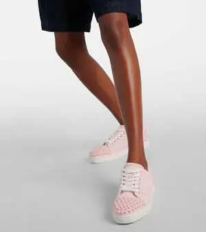 CHRISTIAN LOUBOUTIN Vieira 2 Studded Leather Sneakers