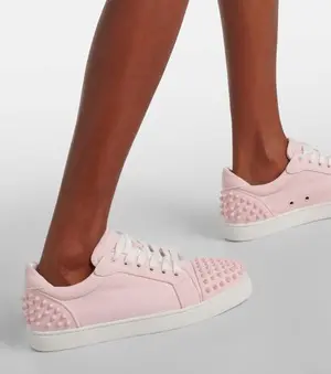 CHRISTIAN LOUBOUTIN Vieira 2 Studded Leather Sneakers