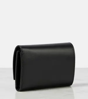 Loewe Pebble Leather Wallet - Black