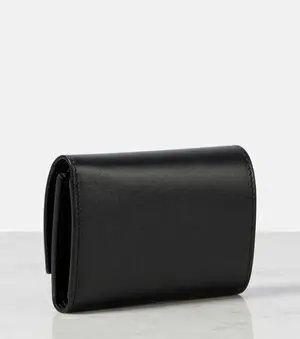 Loewe Pebble Leather Wallet - Black