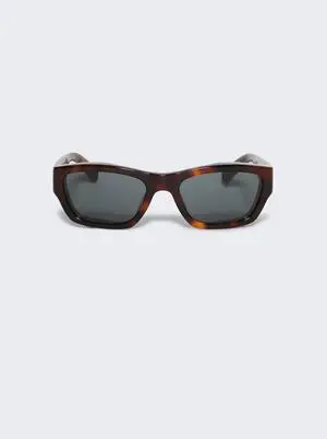 Linda Farrow X Jacquemus Les Lunettes Meridiano Sunglasses - Brown