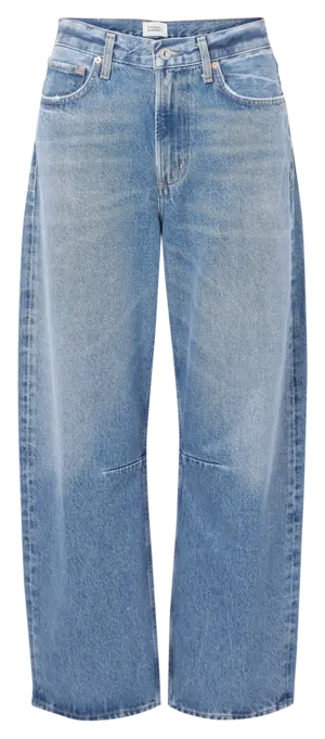 Citizens Of Humanity Miro Mid-rise Barrel-leg Recycled Jeans - Blue