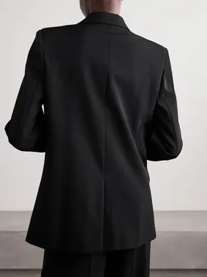 Stella McCartney Oversized Moire-trimmed Blazer
