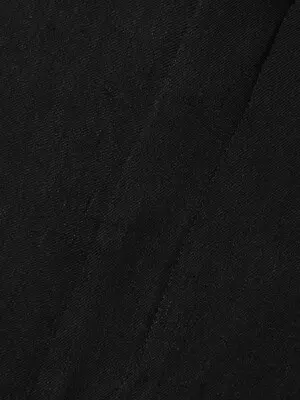 FRAME Organic Linen-blend Straight-leg Trousers