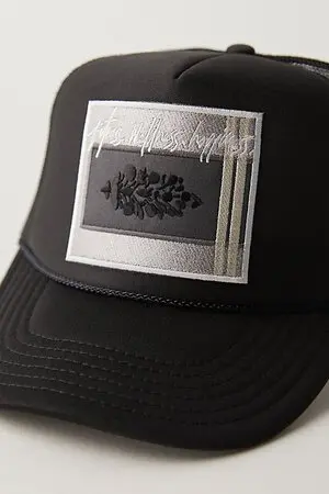 Free People Strike Out Tonal Trucker Hat In Black - 41% Off  display picture 3