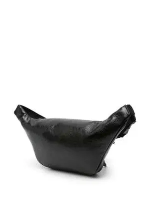 Balenciaga Explorer Leather Belt Bag - Black
