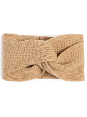 PATOU Knitted Headband - Neutrals
