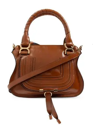 Chloé Leather Tote Bag - Brown