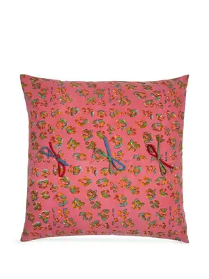 LISA CORTI Medium Leopard Stripes Cushion