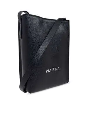 Marni Embroidered Leather Nano Bag