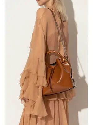 Chloé Leather Bucket Bag