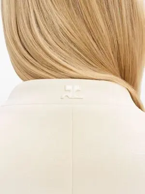 COURREGES Heritage Logo-appliqué Coat