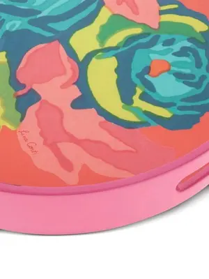 LISA CORTI Nizam Flower Wood Tray