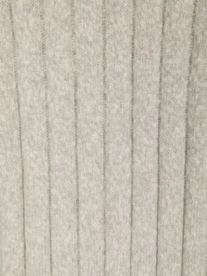 Brunello Cucinelli Mélange-effect Knitted Scarf - Neutrals