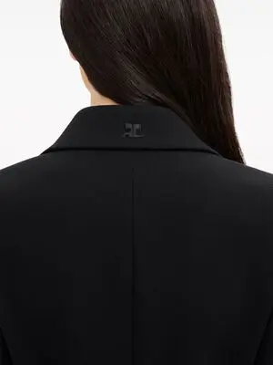 COURREGES Heritage Logo-appliqué Coat