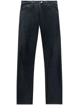 COURREGES Five-pocket Vinyl Trousers