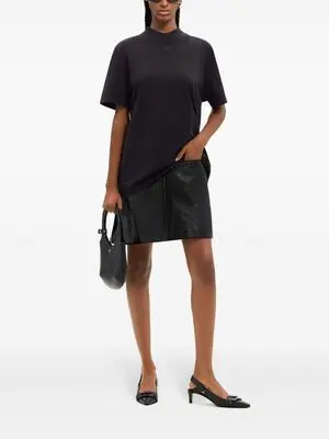 COURREGES Volcano Logo-appliqué Cotton T-shirt