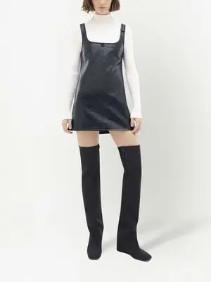 COURREGES Reedition Vinyl Mini Dress - Blue