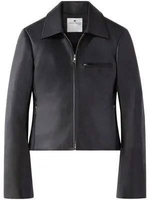 COURREGES Zip-fastening Leather Jacket