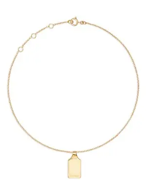COURREGES Logo Pendant Necklace - Gold