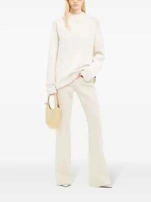 COURREGES Volcano Logo-appliqué T-shirt - Neutrals