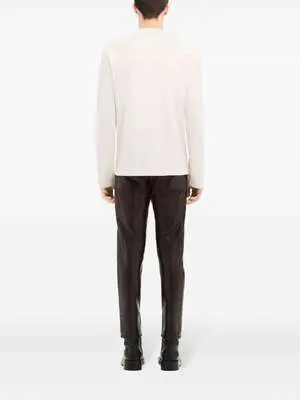 COURREGES Volcano Logo-appliqué T-shirt - Neutrals