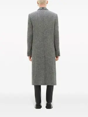 COURREGES Single-breasted Wool-blend Coat