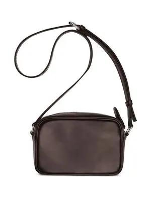 COURREGES Reedition Leather Camera Bag - Brown
