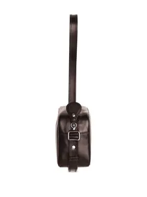 COURREGES Reedition Leather Camera Bag - Brown
