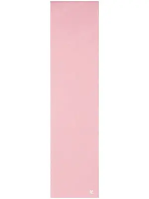 COURREGES Logo-embroidered Knitted Scarf - Pink