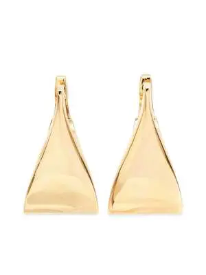 COURREGES Geometric Dangle Earrings - Gold