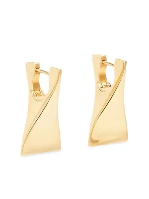 COURREGES Geometric Dangle Earrings - Gold