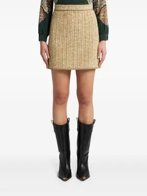 Etro Bouclé Mini Skirt