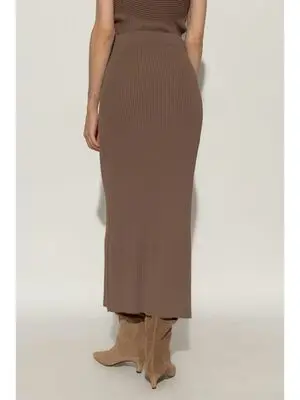 BY MALENE BIRGER Merine Ribbed Midi Skirt