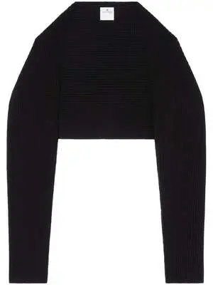 COURREGES Wool Shoulder Cover Up