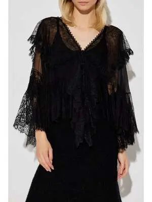 Chloé Lace Silk Top