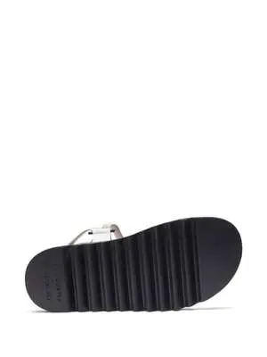SCAROSSO Wooster V Suede Sandals - White
