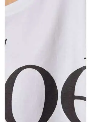 Chloé Logo-print Crop Top - White