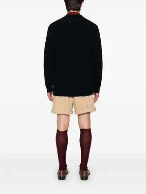 MAISON MARGIELA Brushed Wool Cardigan - Black