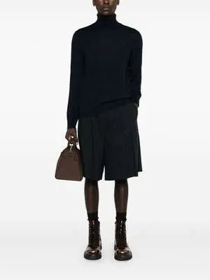 Dsquared2 Logo-embroidered Roll-neck Jumper - Blue