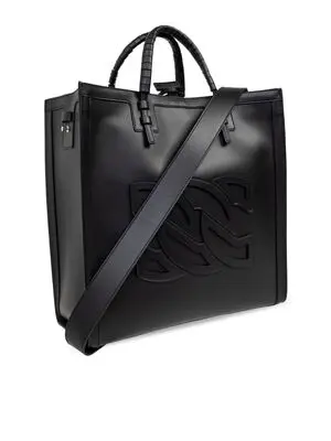 Casadei Beaurivage Leather Tote Bag - Black