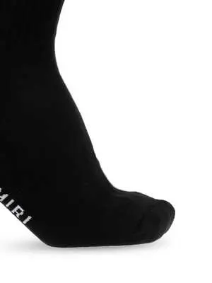 Amiri Striped Jacquard Socks - Black