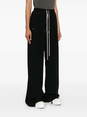 Rick Owens Bela Wide-leg Trousers - Black