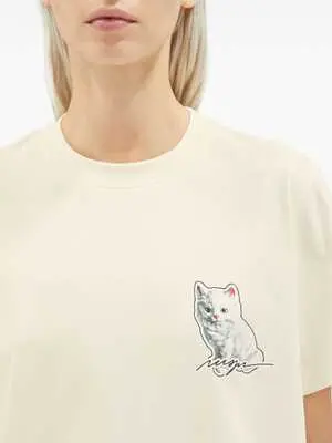 MSGM Graphic-print Cotton T-shirt