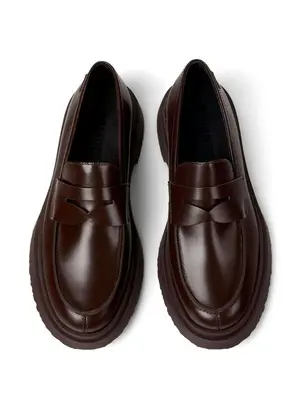 Camper Walden Penny-slot Leather Loafers - Brown