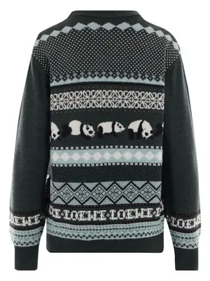 Loewe Panda Intarsia Knit Jumper