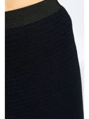 Fabiana Filippi Wool Midi Skirt - Blue