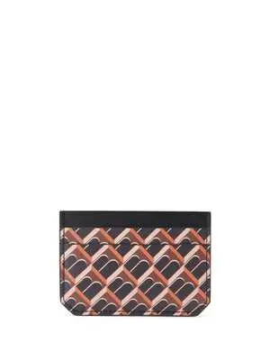 TAMMY & BENJAMIN Geometric-pattern Card Holder